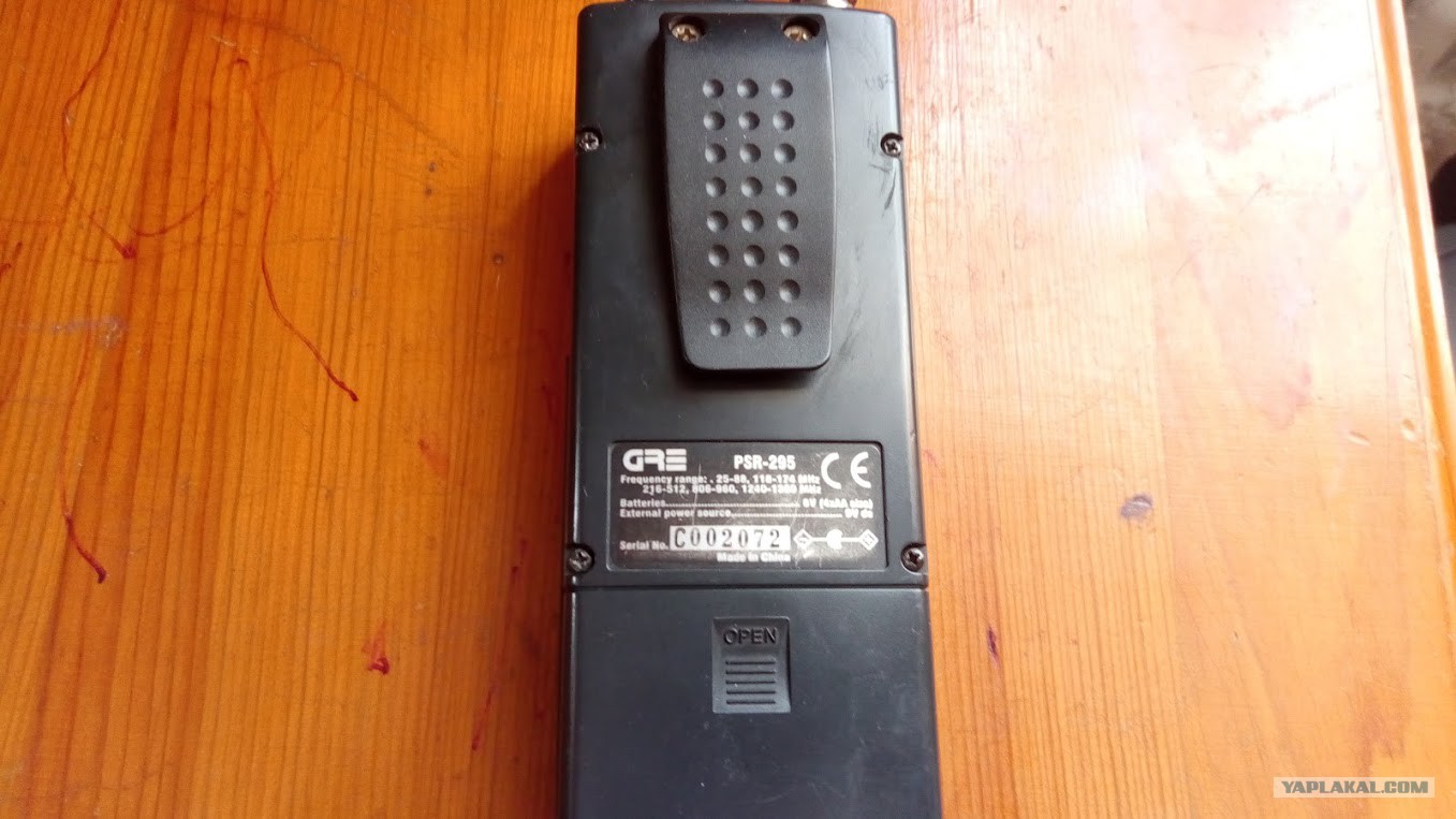 Продам портативный радиосканер GRE PSR-295 - ЯПлакалъ